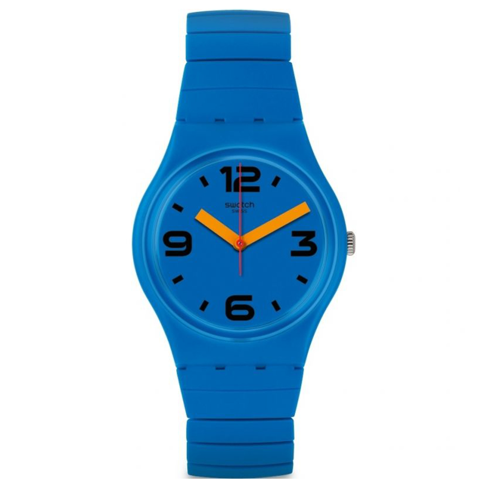 SWATCH Pepeblu Kvarcni sat