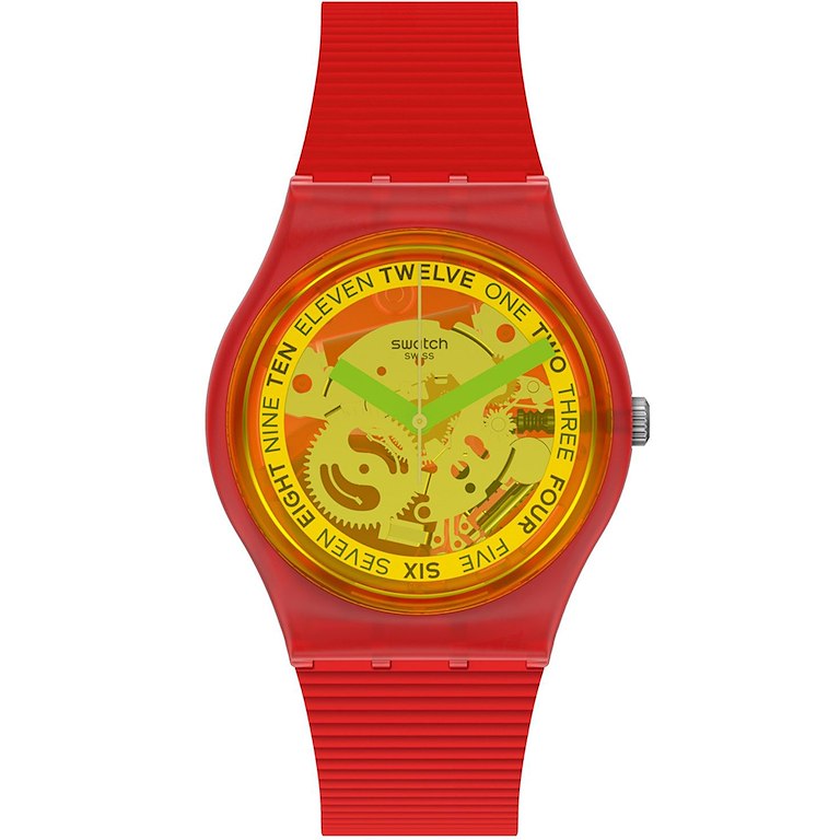 SWATCH Retro-Rosso Kvarcni sat