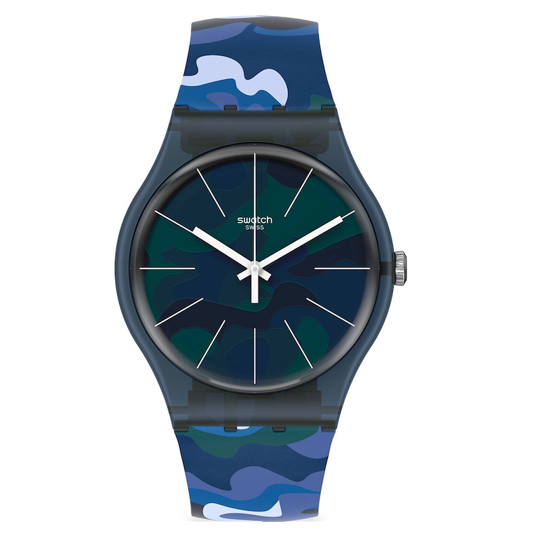 SWATCH Camouclouds Kvarcni sat