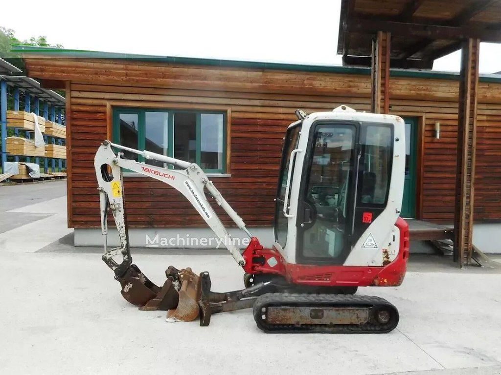 Takeuchi tb 216 ( 1.865kg ) 3 löffel + verstellfahrwerk mini bager