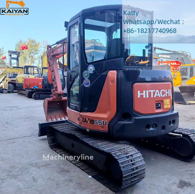 Hitachi ZX55U-5A mini bager
