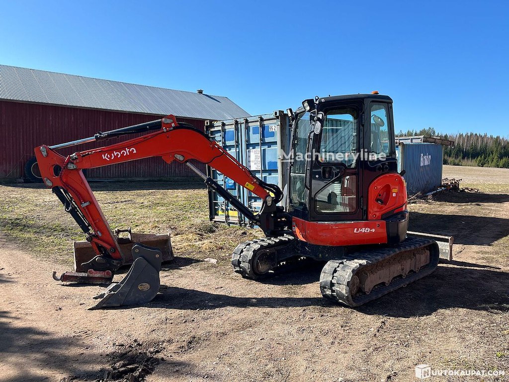Prodaje se Kubota U48-4, excavator with two buckets, 2015, Kouvola mini bager na aukciji