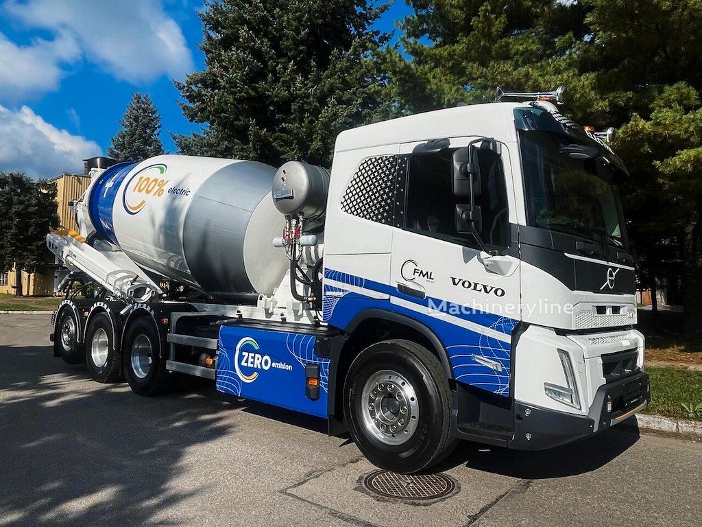 Novi FML na šasiji Volvo FMX FML 10 M3 FULL ELECTRIC kamion s mešalicom za beton