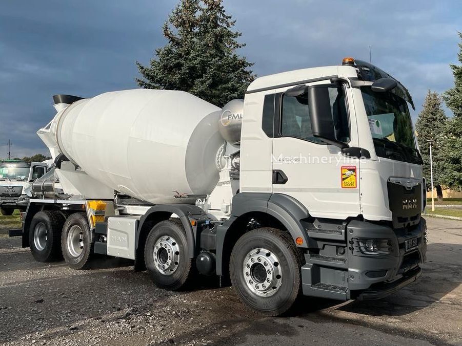 Novi MAN TGS 32.440 GSR FML 9 M3 HARDOX ULTRA LIGHT kamion s mešalicom za beton