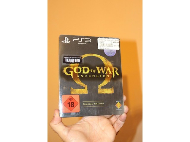 GOD of WAR ASCENSION Steelbook Special Edition SONY PS3