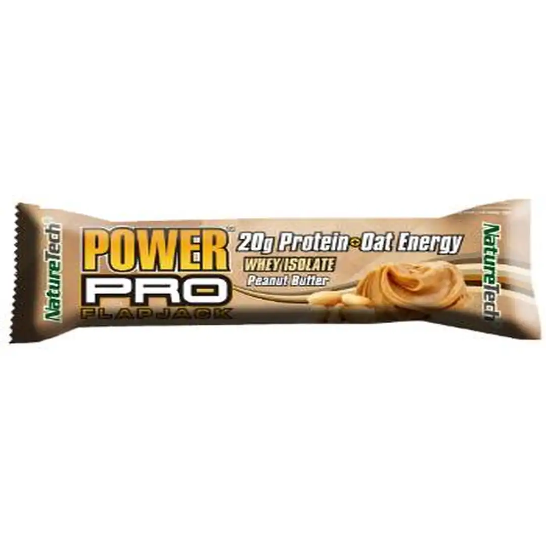 NATURETECH Power Pro Flapjack Peanut Butter Proteinska Čokoladica 90g