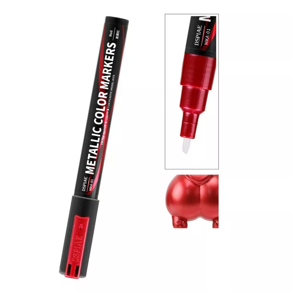 Super Metallic Paint Marker Metallic Red - MKA-01