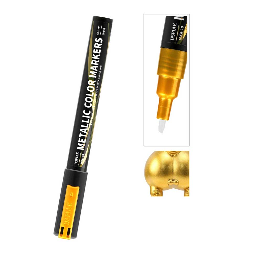 Super Metallic Paint Marker Metallic Golden - MKA-10