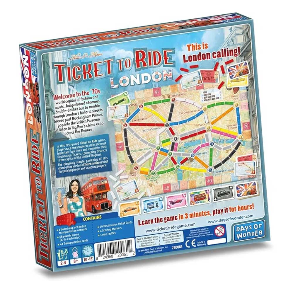 Board Game Ticket To Ride London (ENG)