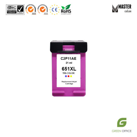 HP 651XL (C2P11AE) Tri-color kertridž kompatibilni 21 ml Master Color