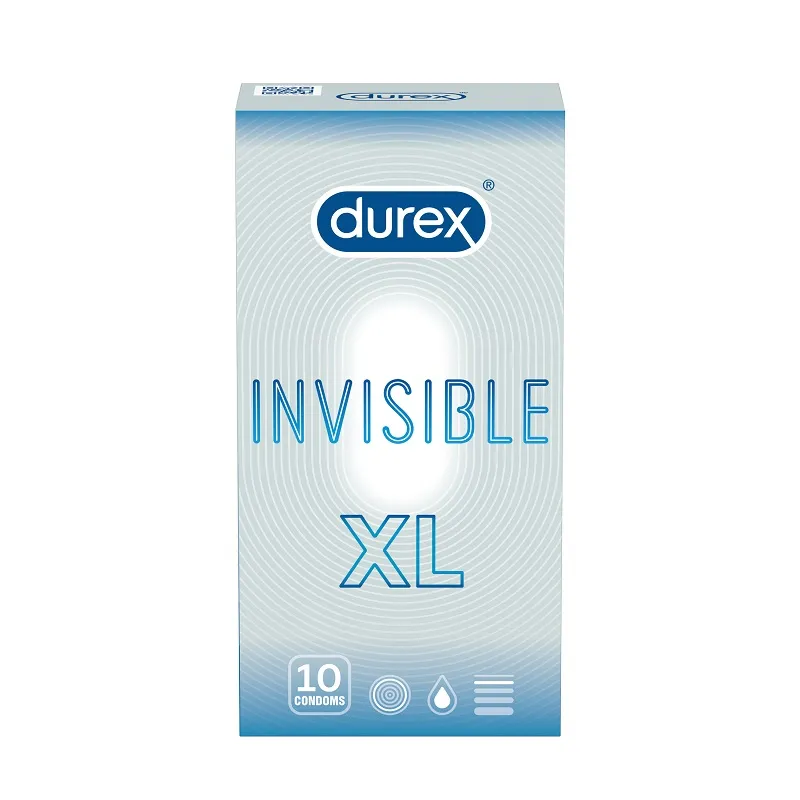 Durex Invisible XL, 10 Komada