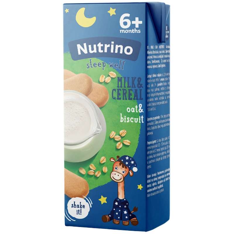 NUTRINO MLEKCE OVAS I KEKS 200ML