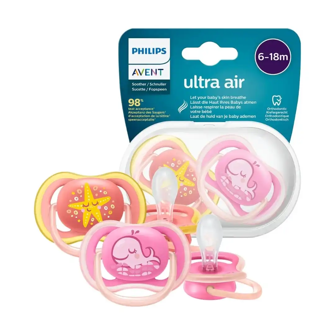 Avent Varalica Ultra Air Za Devojčice 6-18m 2komada 2733