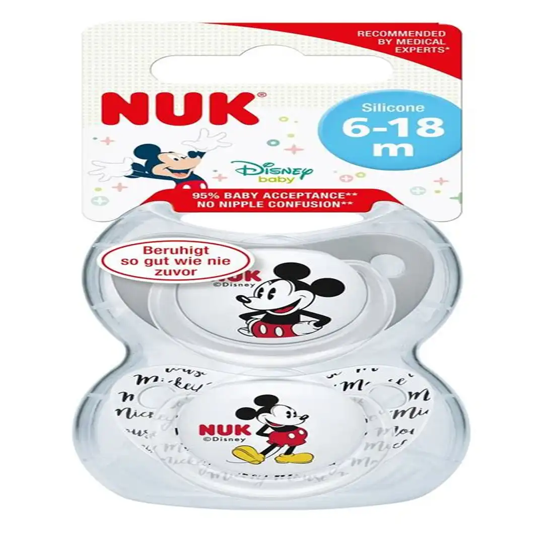 NUK Varalica Silikonska Box Mickey 6-18 Meseci 736220