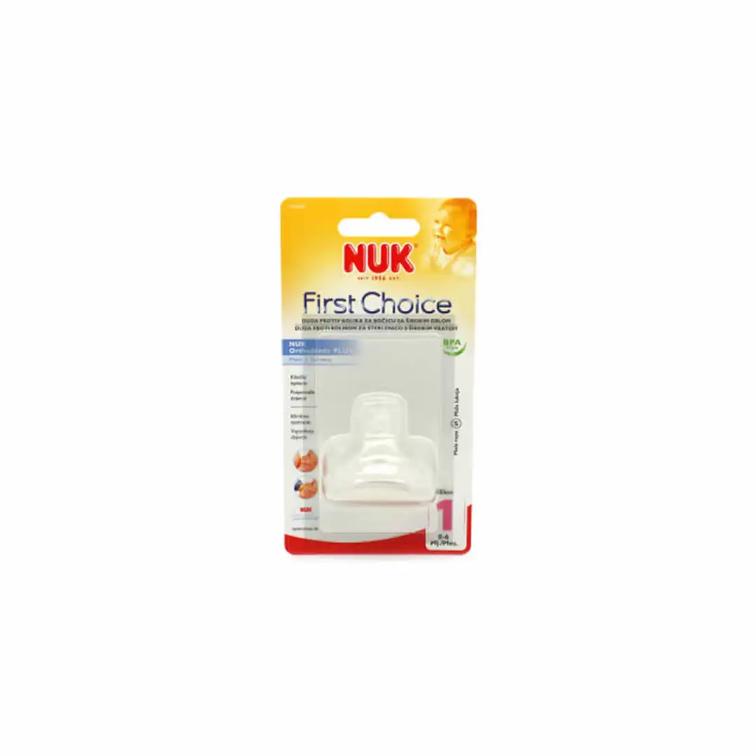 NUK First Choice Silikonska Cucla Za Mleko M (0-6 Meseci) 709023