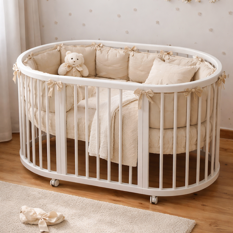 Only Dream Krevetac okrugli za bebe – 9u1