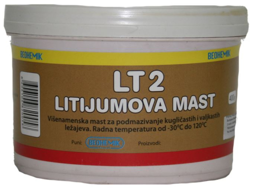 Beohemik - Litijumova mast LT2 - 400g