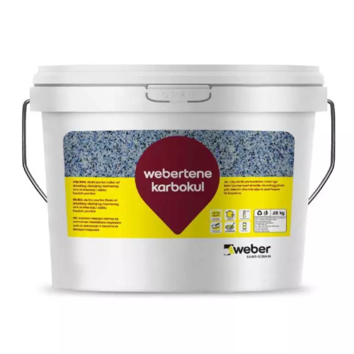Weber - Webertene Karbokul - Akrilni završni malter - K10 - 25kg
