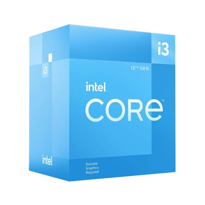 INTEL Core i3-12100F Procesor | 12. generacija | 4 Jezgra | 4.3 GHz | LGA 1700