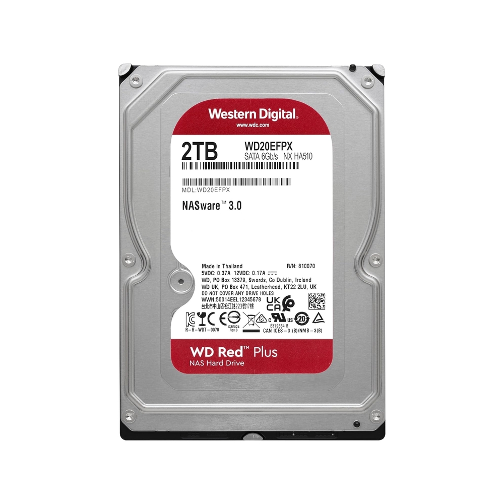 WD 2TB WD20EFPX 5400rpm 512MB Red Plus SATA III