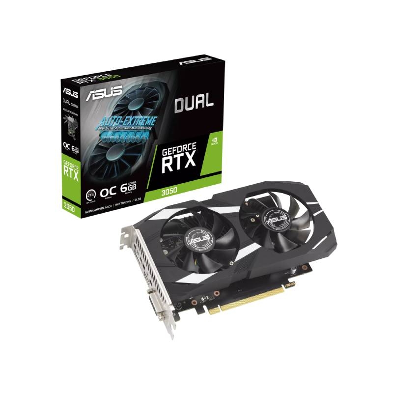 ASUS nVidia GeForce RTX 3050 6GB 128bit DUAL-RTX3050-O6G