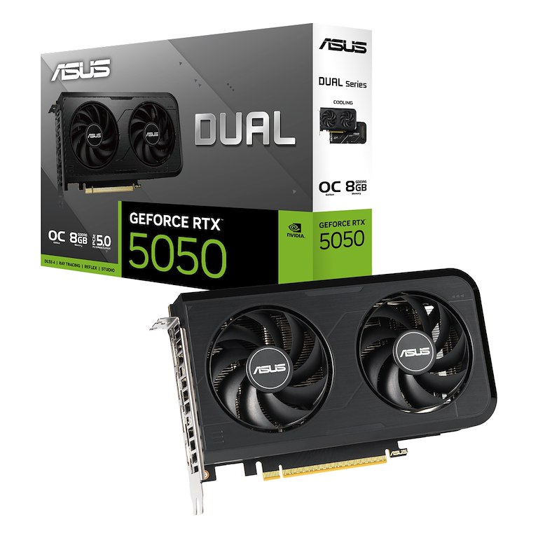 ASUS nVidia GeForce RTX 5050 8GB 128bit DUAL-RTX5050-O8G