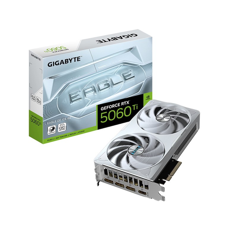 GIGABYTE nVidia GeForce RTX 5060 Ti EAGLE 8GB 128bit GV-N506TEAGLEOC ICE-8GD rev. 1.0