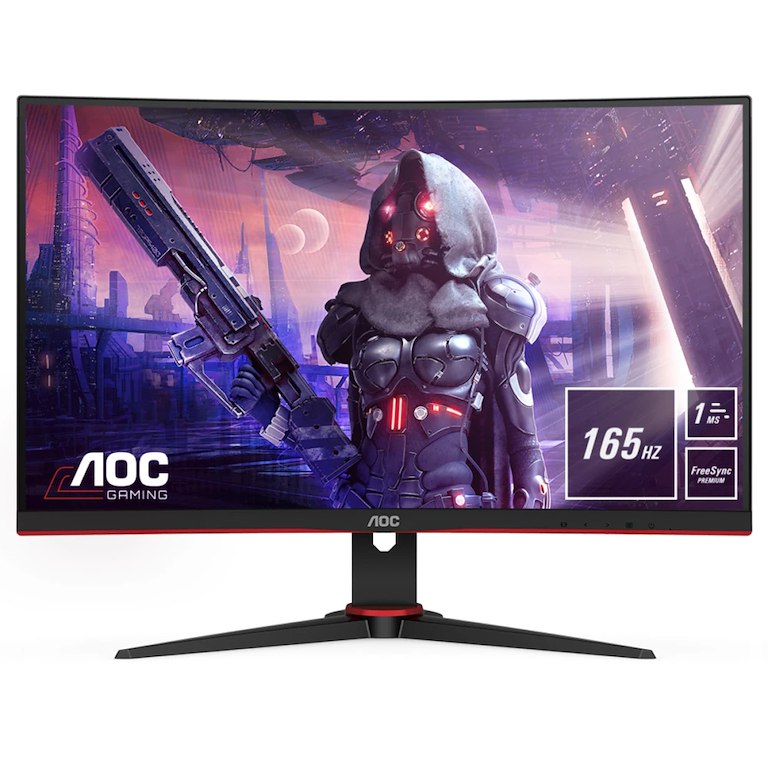 27in AOC C27G2AE/BK Curved Gaming Monitor | 165Hz IPS | 1ms | FHD 1920×1080 | AMD FreeSync