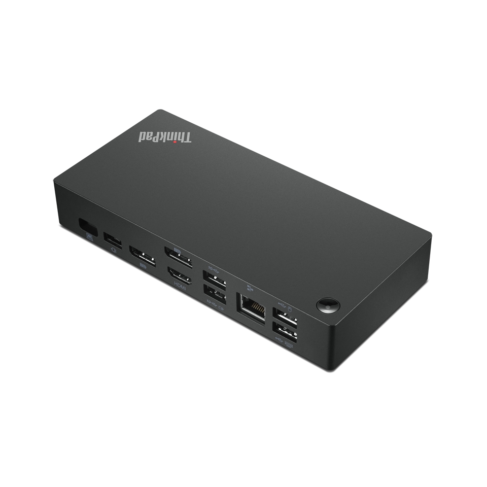 LENOVO 40AY0090EU dock Universal USB-C, 1x HDMI, 1x Audio In/Out, 2x USB 2.0, 3x USB 3.2 Gen 2, 1x USB Type-C, 1x RJ45, 2x Display Port