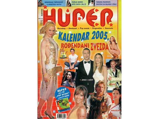 Huper 379 04 januar 2005 Ceca Raznatovic Ksenija Pajcin