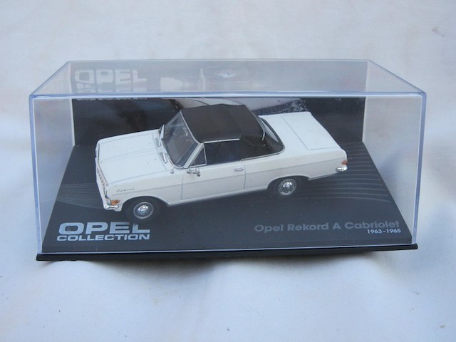 1:43 IXO/altaya opel rekord A cabriolet