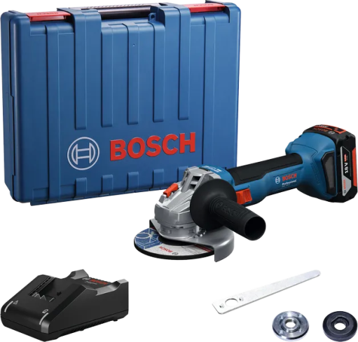 Bosch GWS 18V-8 akumulatorska ugaona brusilica, sa 1x4.0Ah baterijom i punjačem, 06019N9021