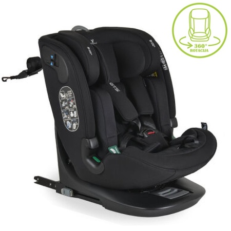 Cangaroo GTS i-Size Isofix 40-150 cm Black ink - rotaciono auto sedište