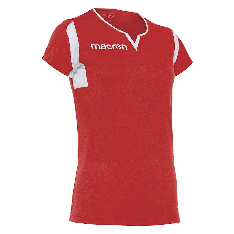 FLUORINE SHIRT WOMAN RED/WHT, L