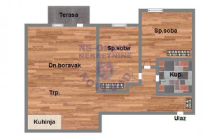 Prodaje se stan na Novoj Detelinari 59m2