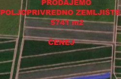 ČENEJ - 5741 m2 – Poljoprivredno zemljišete – 26000 Evra ID#2679