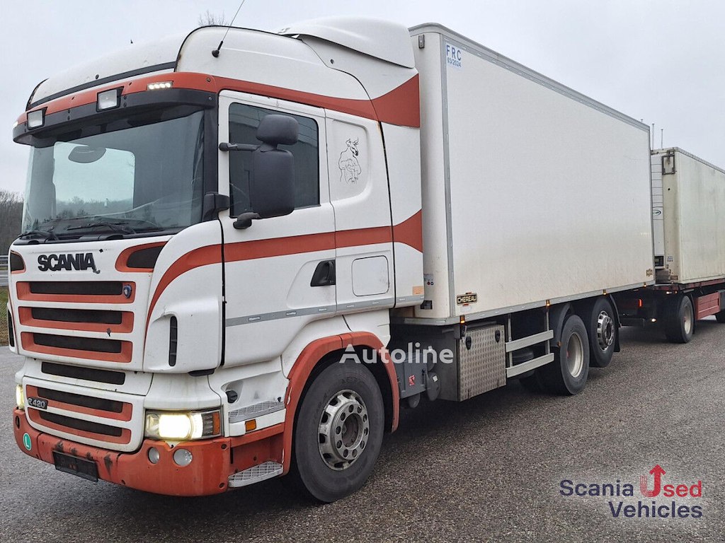 Scania R 420 LB6x2MNB Analog Tacho Rohrbahnen kamion hladnjača