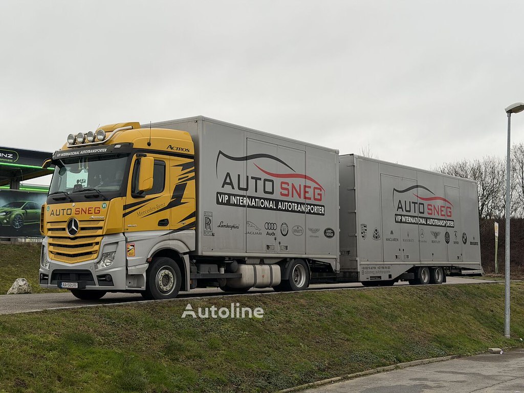 Mercedes-Benz Actros 1840 autotransporter + prikolica autotransportera