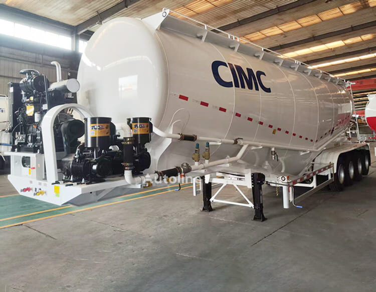 Nova CIMC 40 CBM Dry Bulk Tanker Trailer for Libya cisterna za prevoz cementa