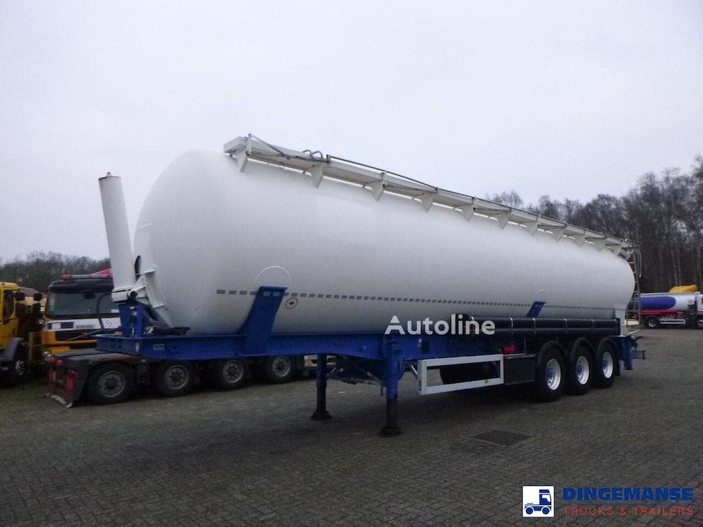 Feldbinder Powder tank alu 63 m3 (tipping) cisterna silos