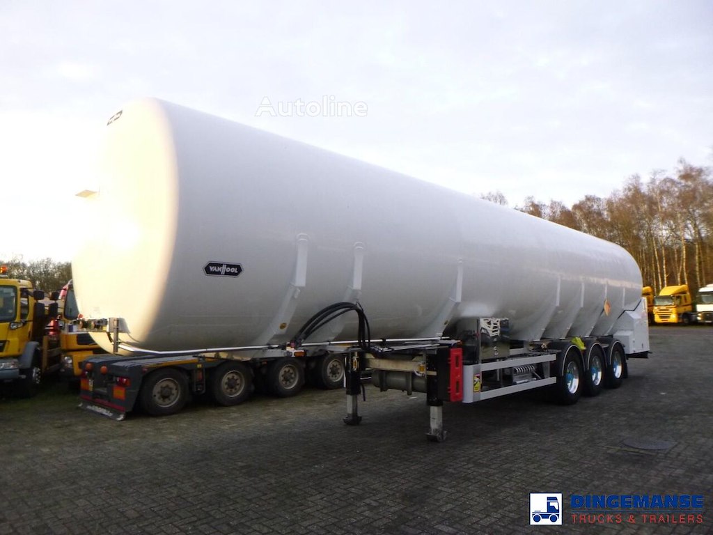 Van Hool Cryogenic tank inox 58.6 m3 / 1 comp / R10,4BN (methane/argon/ni cisterna za prevoz hemikalija