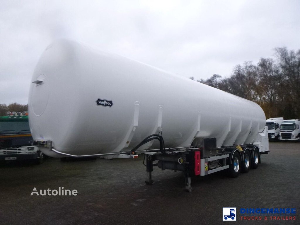 Van Hool Cryogenic tank inox 58.6 m3 / 1 comp / R10,4BN (methane/argon/ni cisterna za prevoz hemikalija
