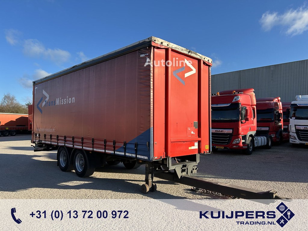 Pacton MXD 218 / Curtainside Trailer prikolica sa kliznom ceradom