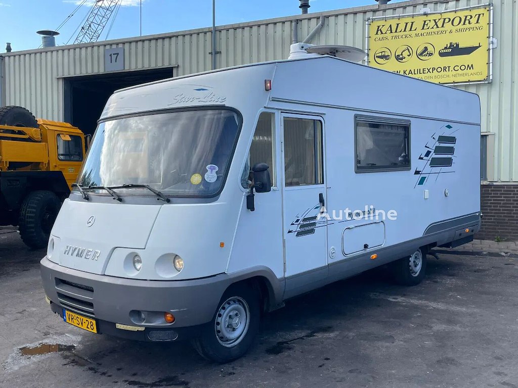 Hymer B640 Camper Mercedes Motor 2x Airco 6 Persoons Zeer nette staat kamper kombi
