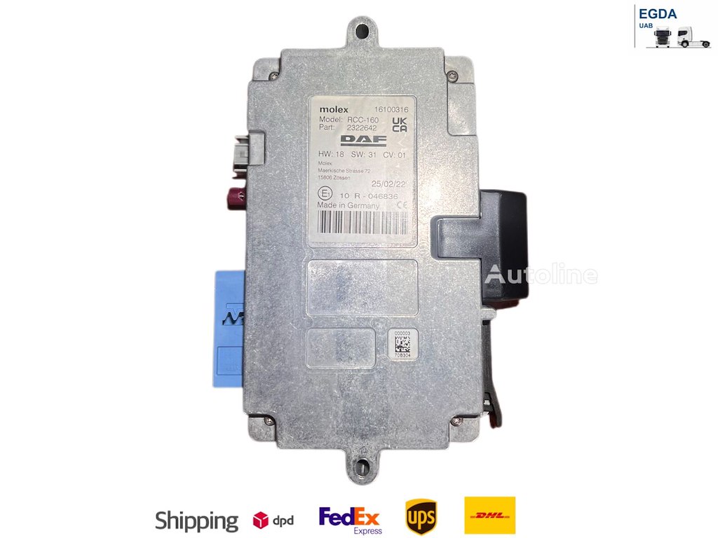 DAF RCC-160 2322642 upravljačka jedinica za DAF tegljača