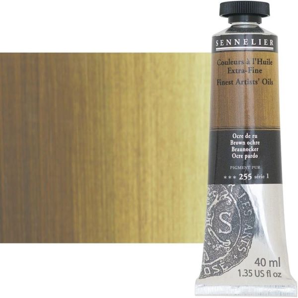 Sennelier Extra-fine Oil colour Tube 40 ml - 1,35 fl oz S1 - Brown ochre
