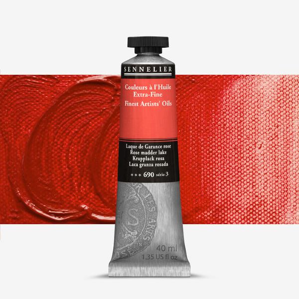 Sennelier Extra-fine Oil colour Tube 40 ml - 1,35 fl oz S3 - Rose madder l