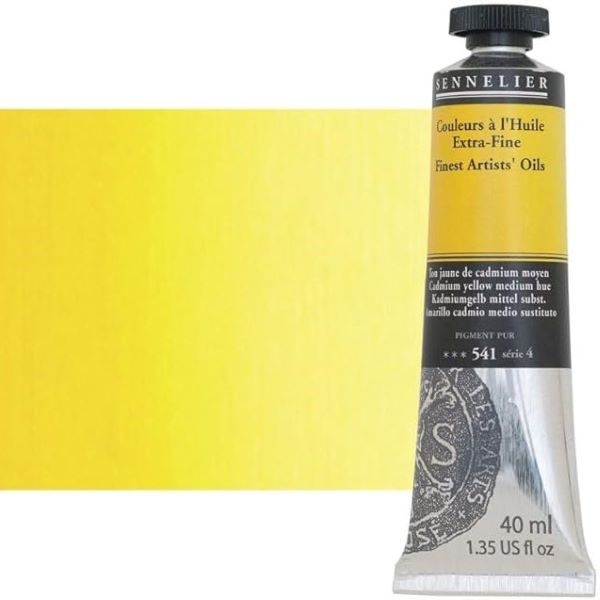 Sennelier Extra-fine Oil colour Tube 40 ml - 1,35 fl oz S4 - Cad yellow me
