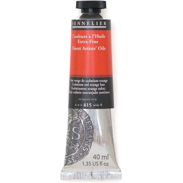 Sennelier Extra-fine Oil colour Tube 40 ml - 1,35 fl oz S4 - Cadmium red o