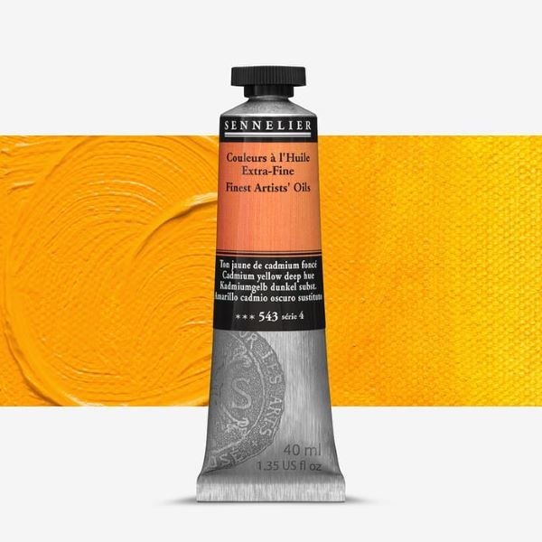 Sennelier Extra-fine Oil colour Tube 40 ml - 1,35 fl oz S4 - Cadmium yello